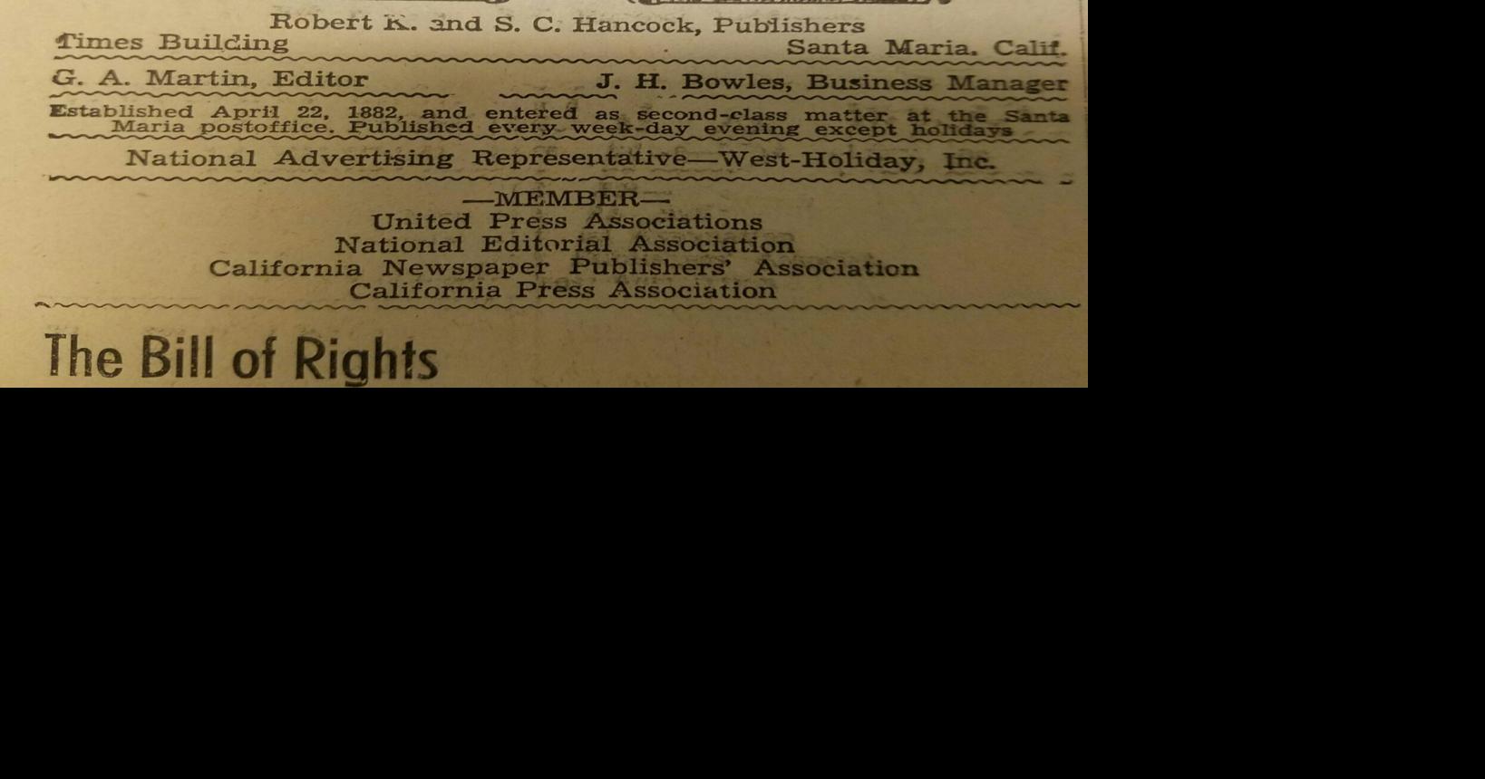 Santa Maria Times digitizes archives: A century of local history at ...