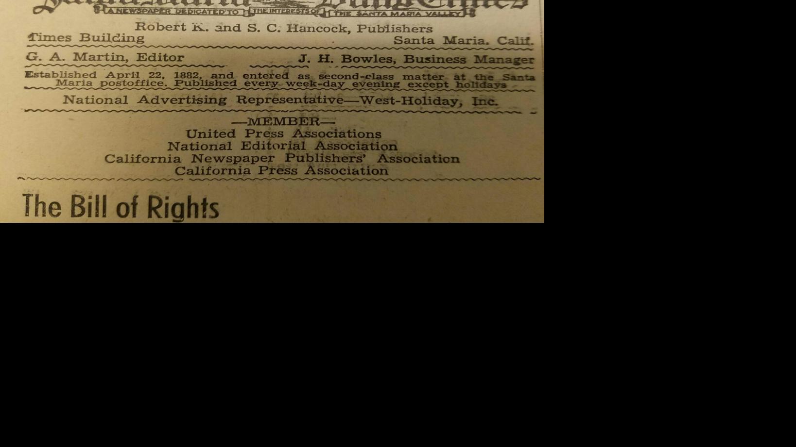 Santa Maria Times digitizes archives: A century of local history at ...