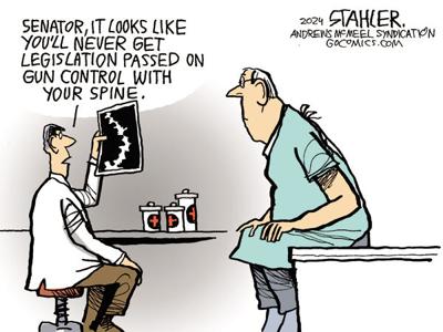 Editorial Cartoon: Spineless | Opinion | santamariatimes.com