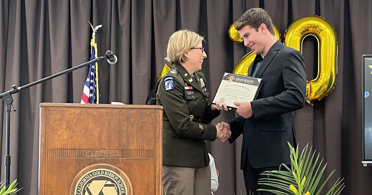 Cabrillo standout Aidan Higgs earns appointment to West Point | Local ...