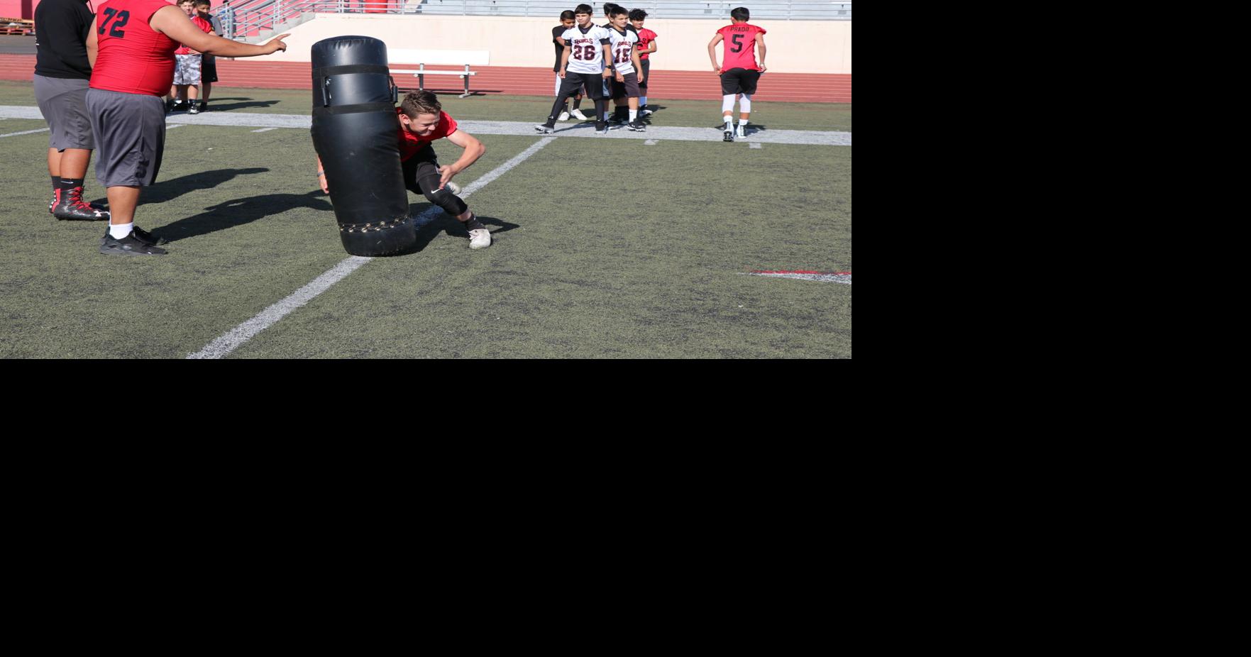 Photos: Youth football takes the field at Santa Maria High School ...