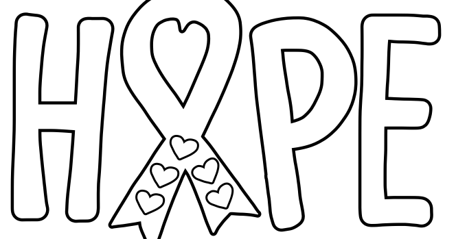 free printable breast cancer coloring pages