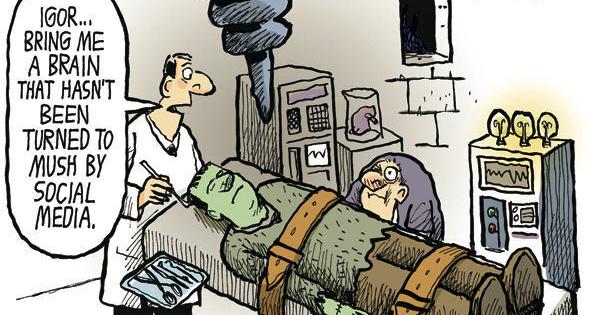Editorial Cartoon: Mush and social media | | santamariatimes.com