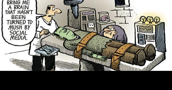 Editorial Cartoon: Mush and social media | | santamariatimes.com