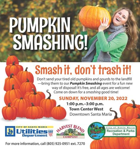 Enjoy a (pumpkin) smashing goodbye to Halloween this Sunday, Santa ...