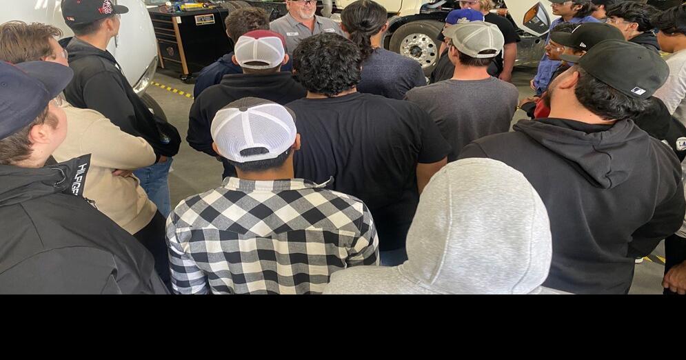 Diesel Mechanics students from Santa Maria's CTE Center learn from ...