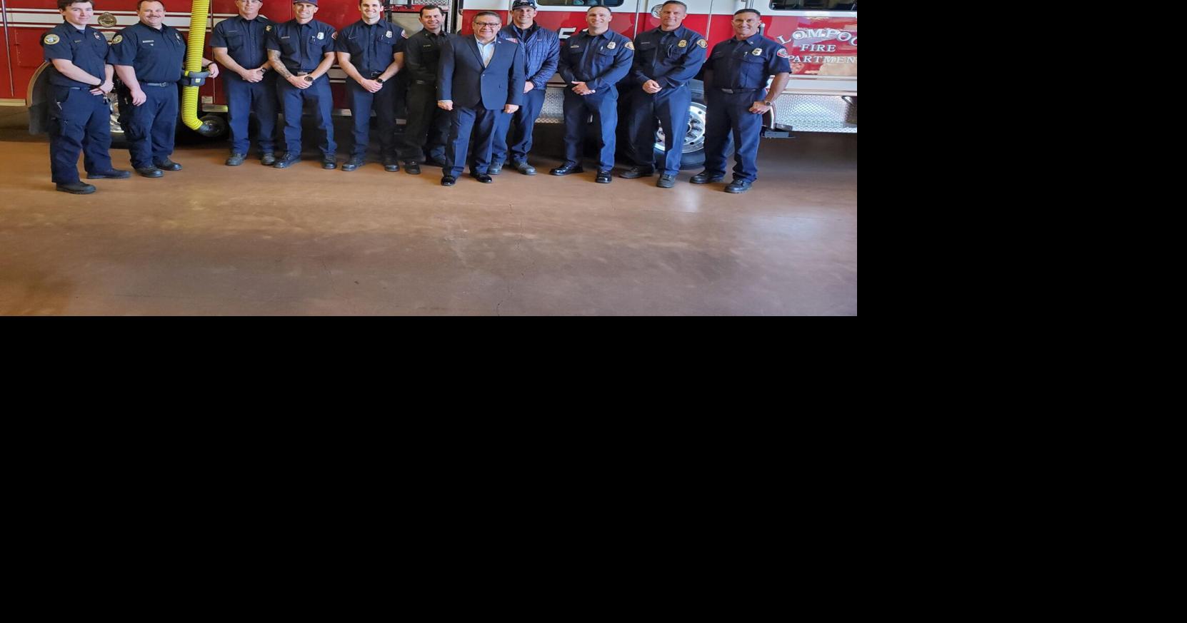 Congressman Salud Carbajal honors Lompoc firefighters for critical ...