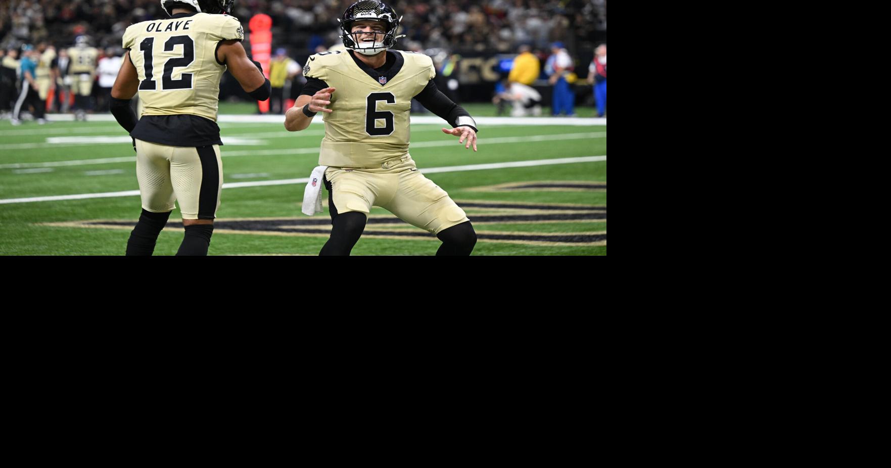 Dos TD de Olave y cinco goles de Smyth ayudan a Saints a vencer 29-6 a ...