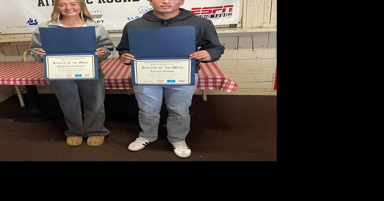 Monge, Fredrich are NSBCART Athletes of the Week | High School ...