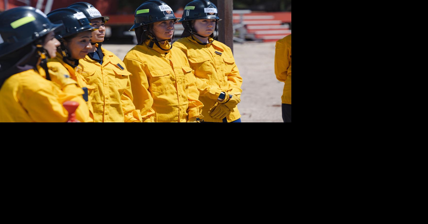 Hancock College fire camp gives women taste of career in firefighting ...