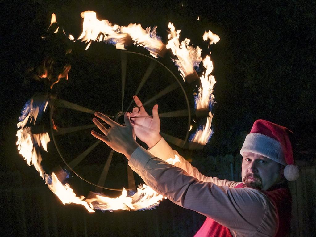 fire dancer fire pit