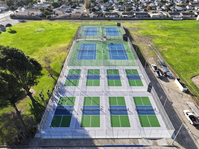 Lompoc celebrates installation of new playground, pickleball courts at ...