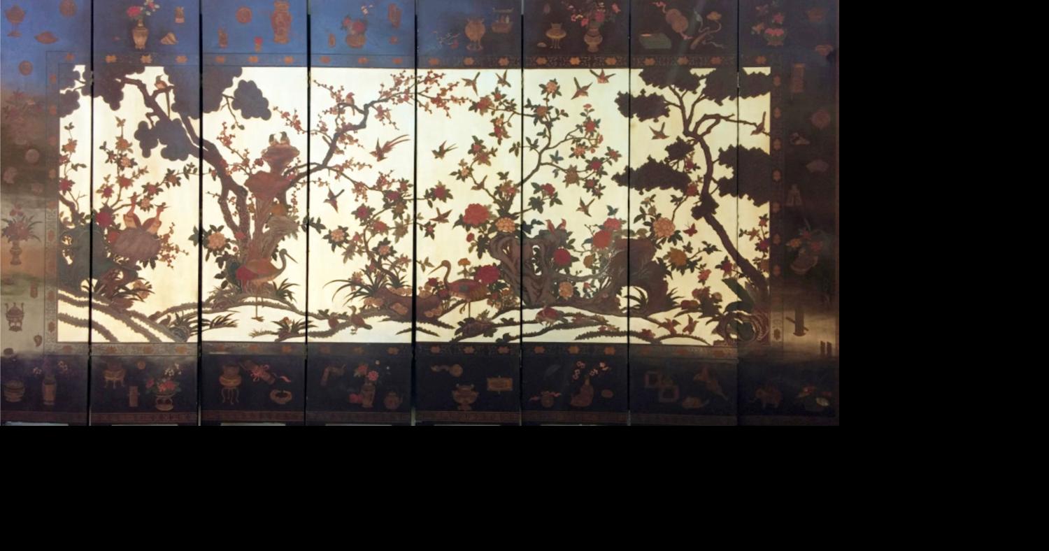 Treasures: Eight-panel Coromandel screen is an eye-catcher | Lifestyles ...