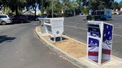Solvang American Legion installs collection box for retired US flags ...
