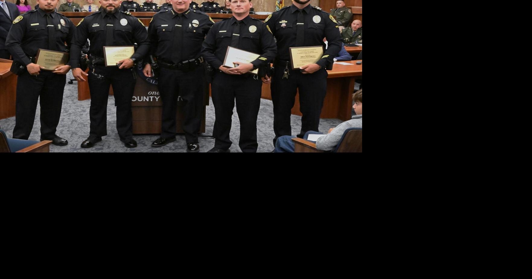 Santa Maria Police officers, detective honored with H. Thomas Guerry ...