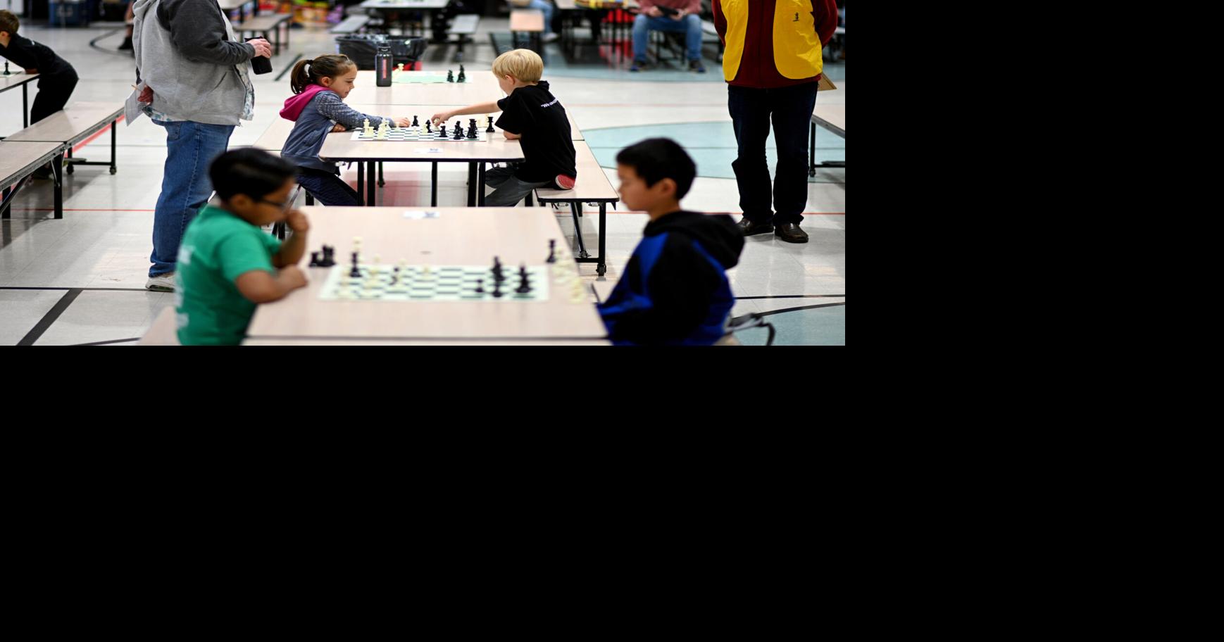K-12th grade students participate in scholastic chess tournament ...