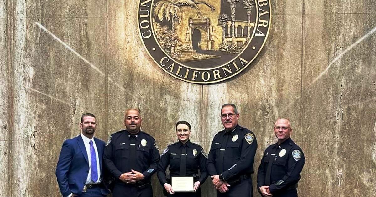 Lompoc Police detective Kayla Horton receives honorary performance ...