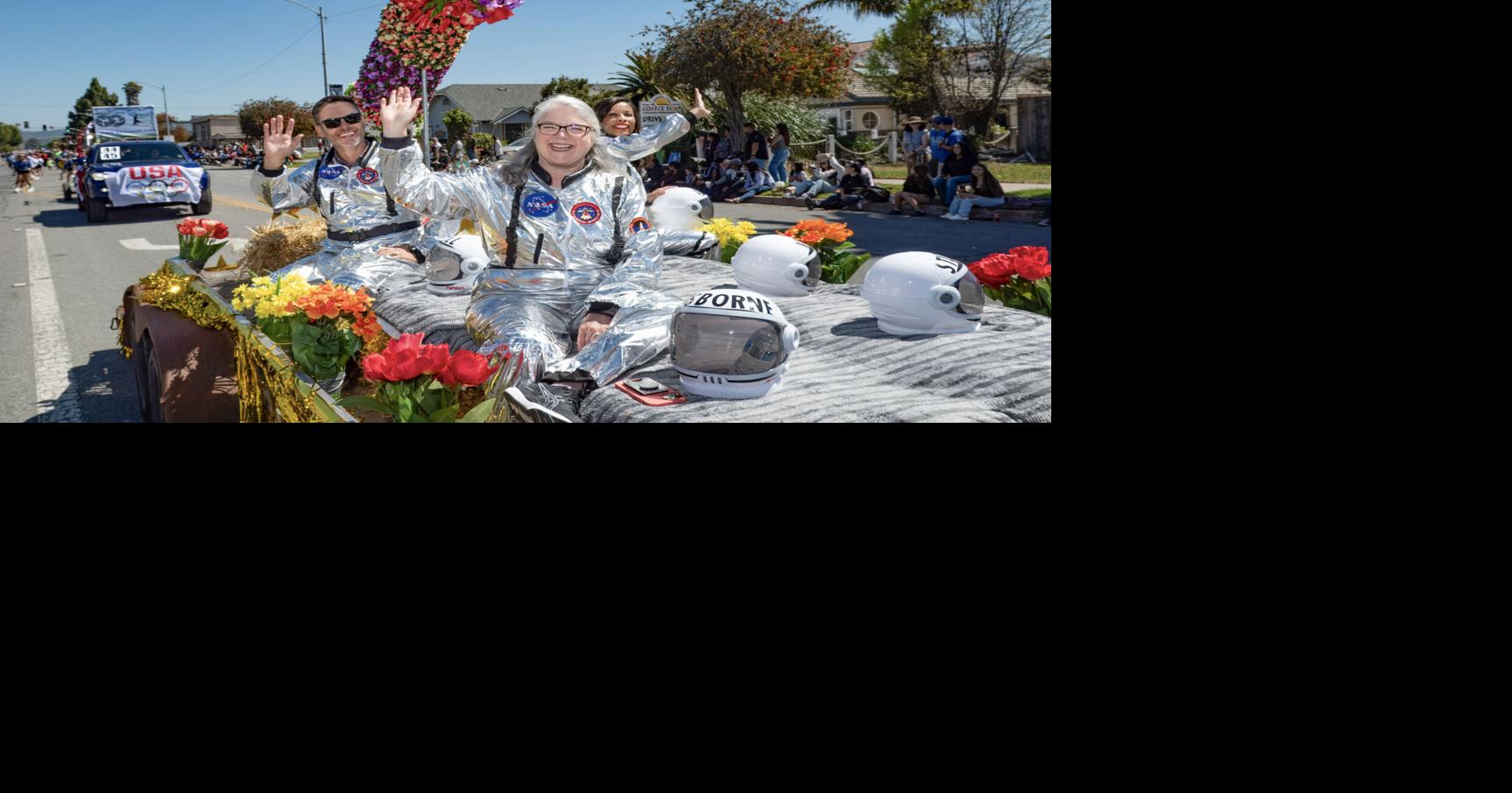 71st annual Lompoc Flower Festival 'shoot for the stars' parade ...