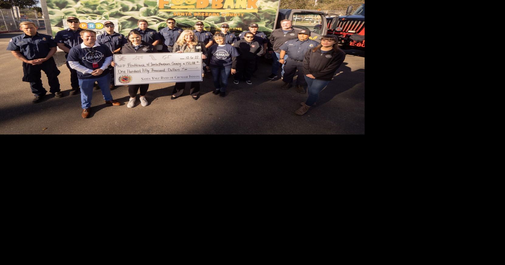 Santa Ynez Band of Chumash Indians donates $150K to Foodbank of Santa ...