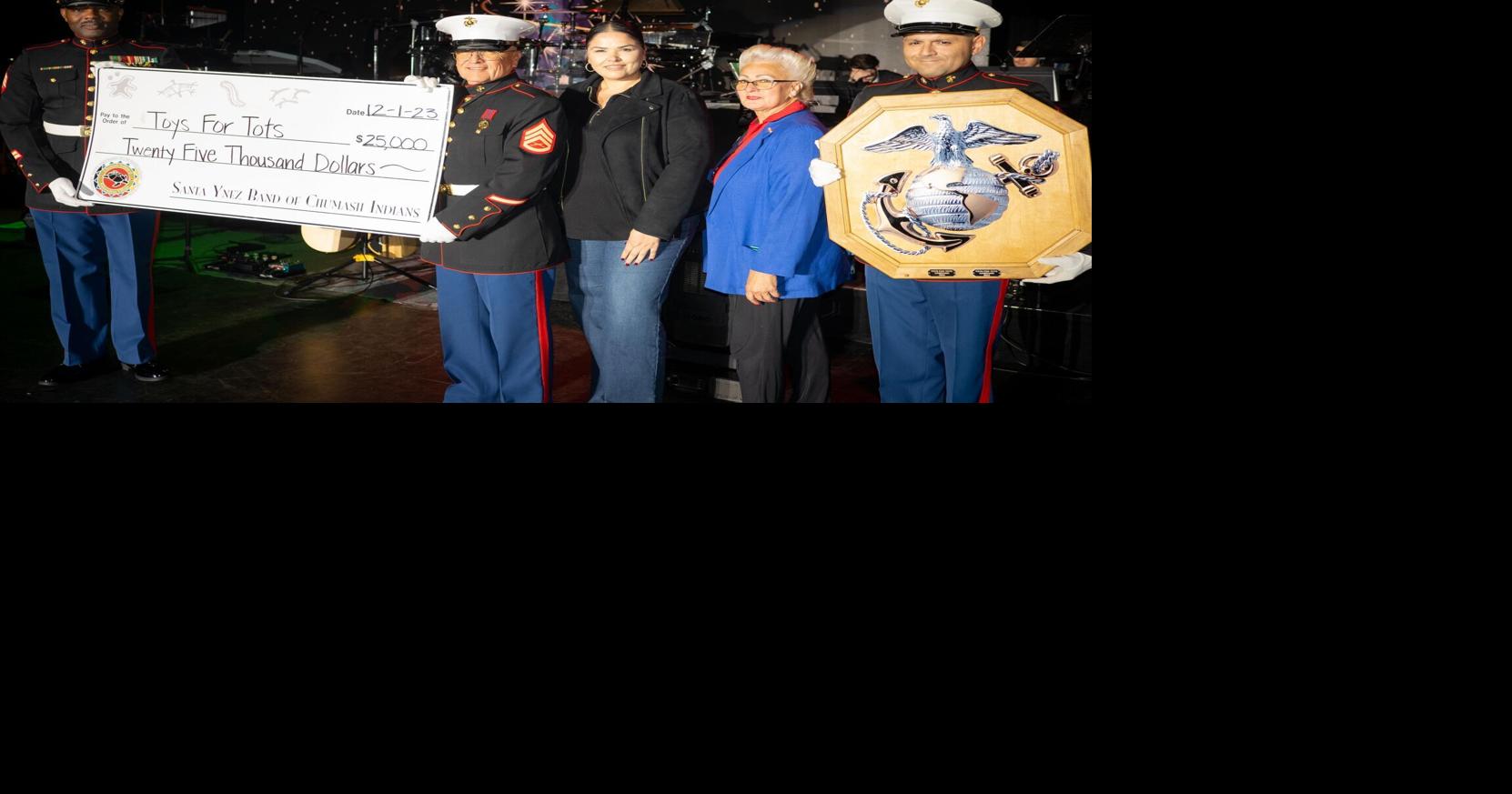 Santa Ynez Chumash present $25K to Toys for Tots campaign in 20th year ...