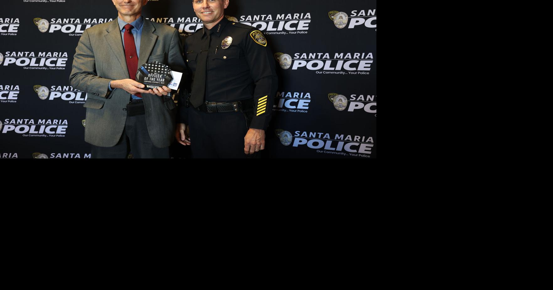 Corporal Stephen L. Best named Officer of the Year for the Santa Maria ...