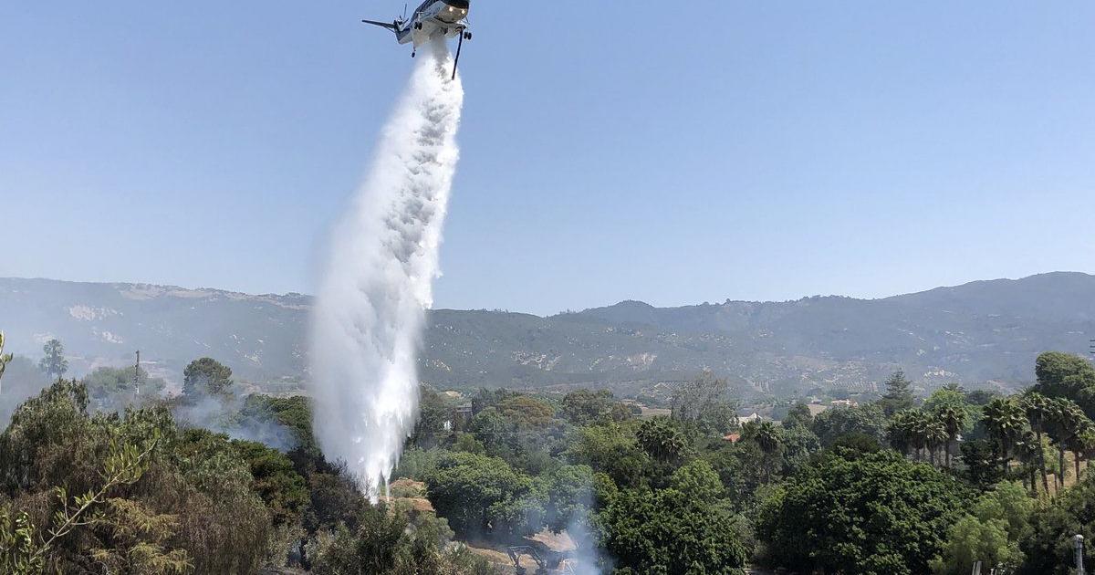 Holiday fire burns 100 acres in Goleta, reaches 80-percent containment ...
