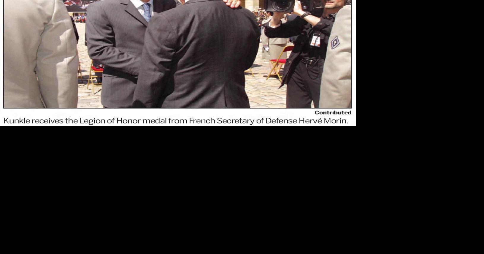 From the Vault: France honors local WWII hero Jim Kunkle with Legion of ...