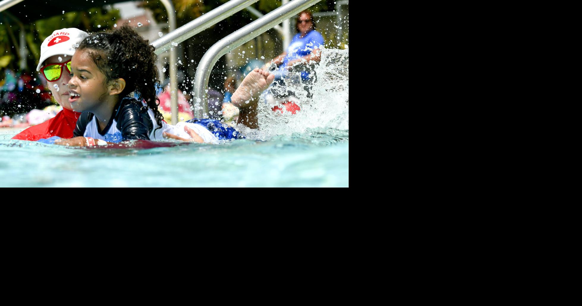 Kids make a splash at Paul Nelson Aquatic Center for World's Largest ...