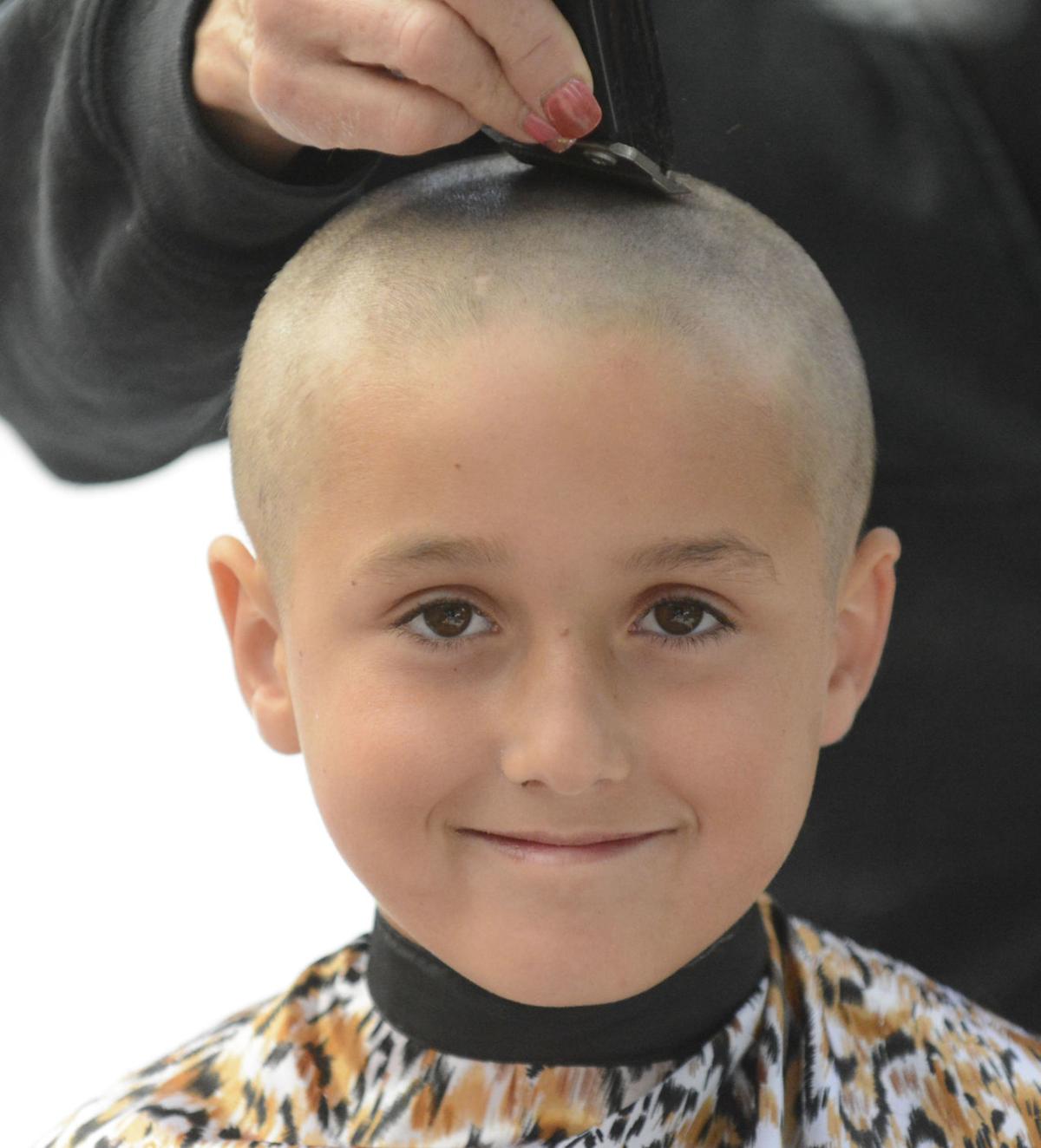 Photos: Orcutt Academy students shave heads to support leukemia ...