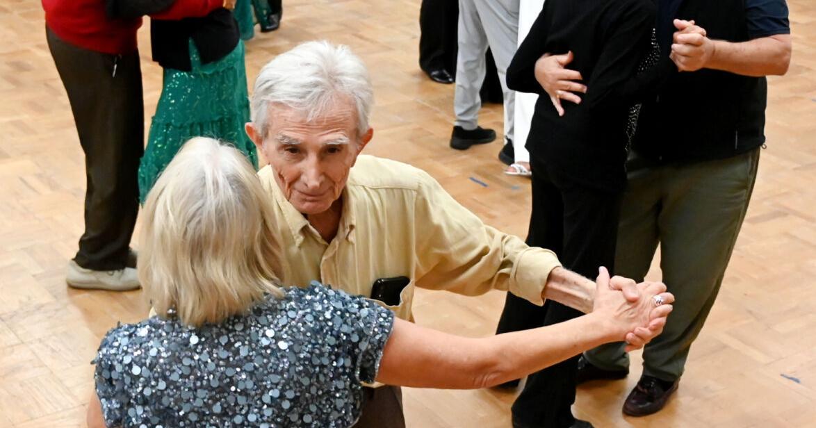 Seniors celebrate 'Noon Year's Eve' Sunday at Mussell Center in Santa ...