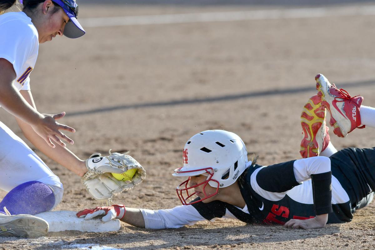 Photos: Righetti hosts Saints in Warriors' first softball game of ...