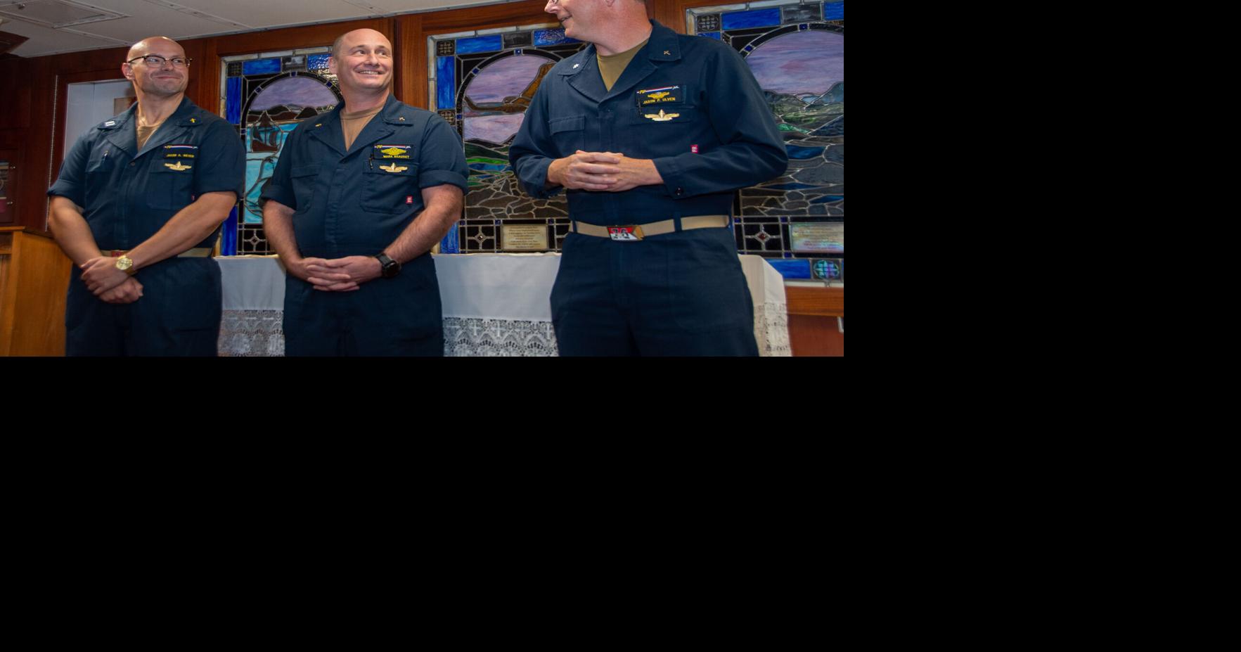 Santa Maria native receives Surface Chaplain Officer pin aboard USS ...
