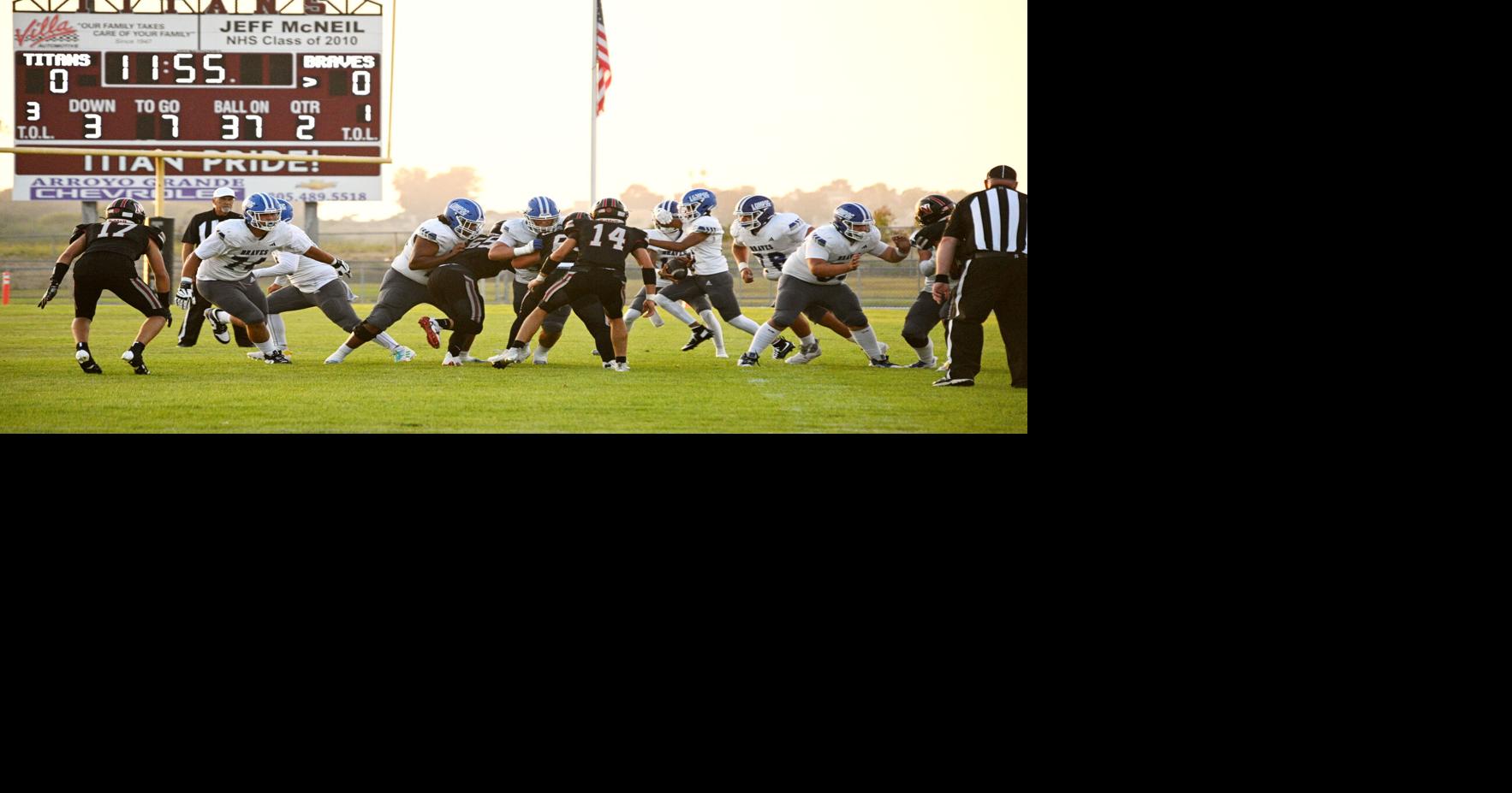 Lompoc Braves defeat Nipomo Titans Friday during season opener | Photos ...