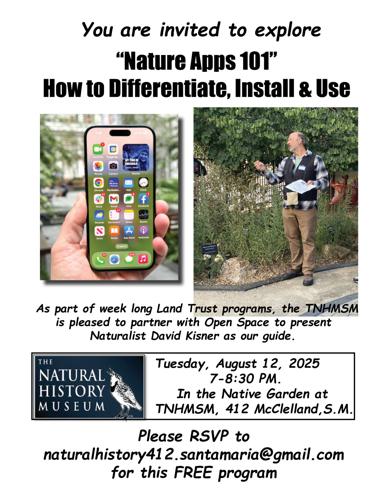 NHM Nature Apps 101 (2) | | santamariatimes.com