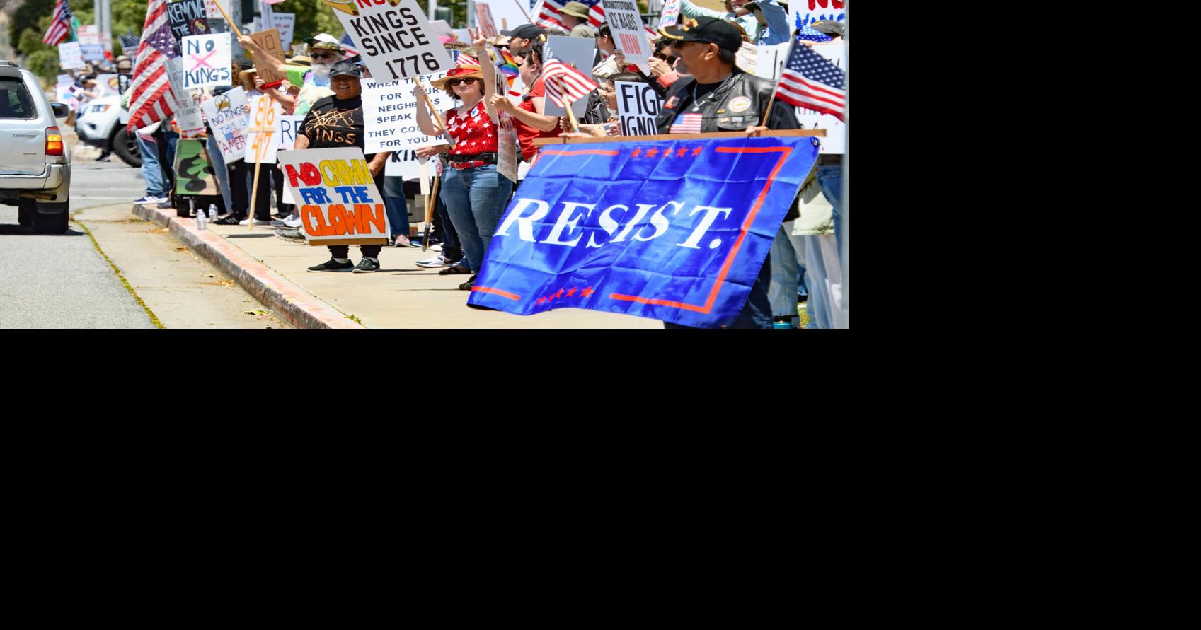 ‘No Kings’ draws hundreds in Lompoc and Solvang, millions nationally ...