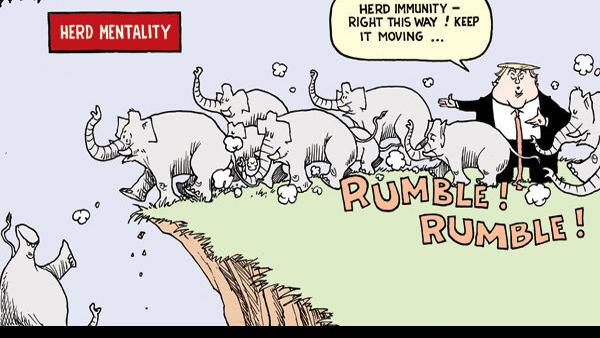 Editorial Cartoon: Herd Mentality | Editorial | santamariatimes.com