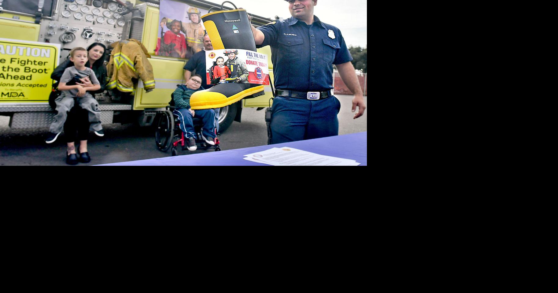 Santa Maria firefighters to Fill the Boot for Muscular Dystrophy ...