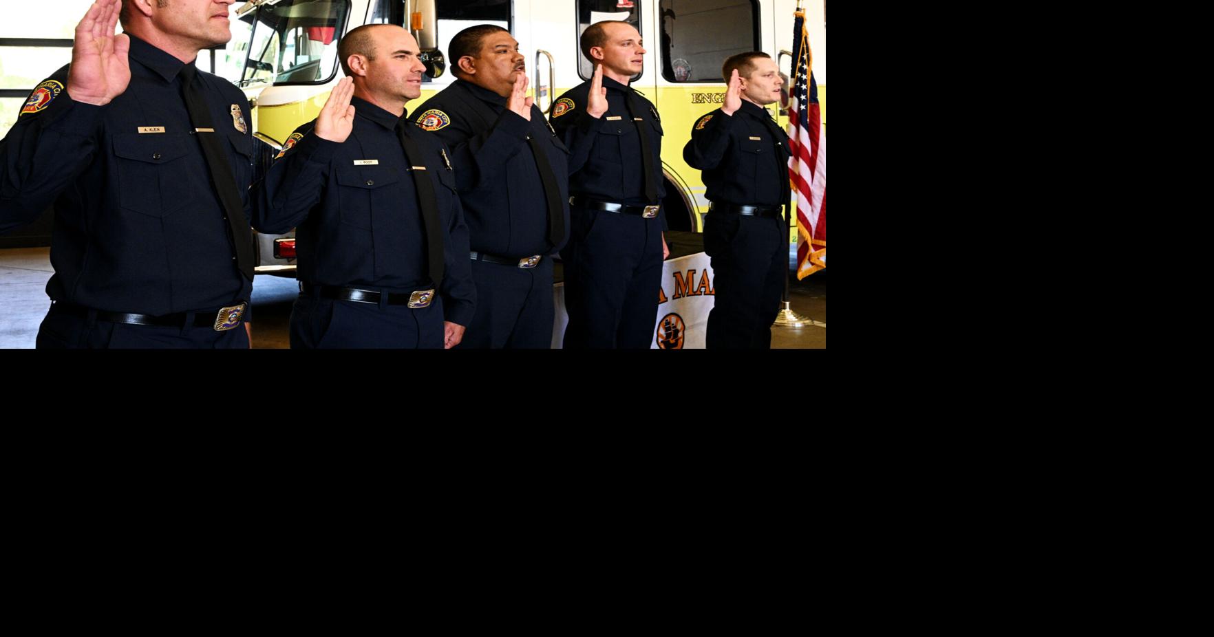 Santa Maria Fire Department holds badge pinning ceremony | Local News ...
