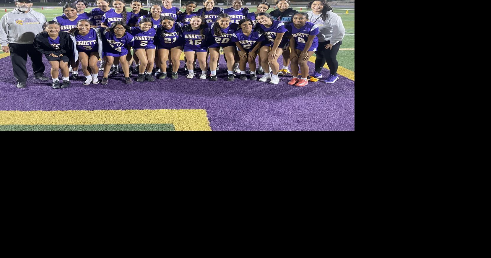 Righetti girls flag football team wins its inaugural game | High School ...