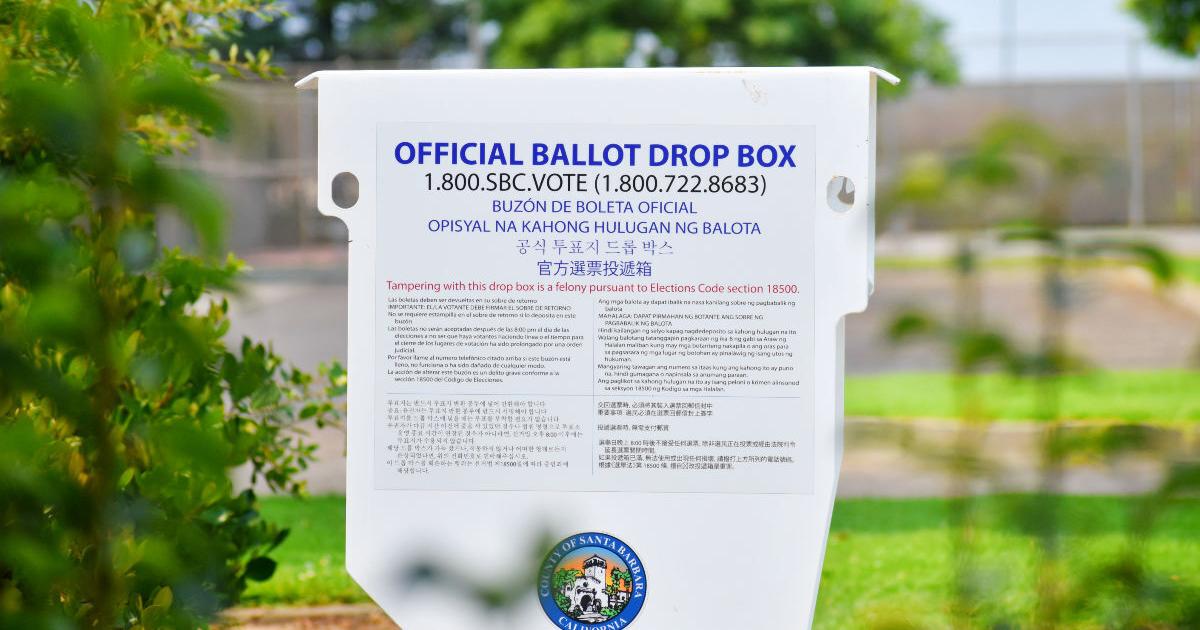 County registrar encourages use of secure ballot drop boxes ahead of ...