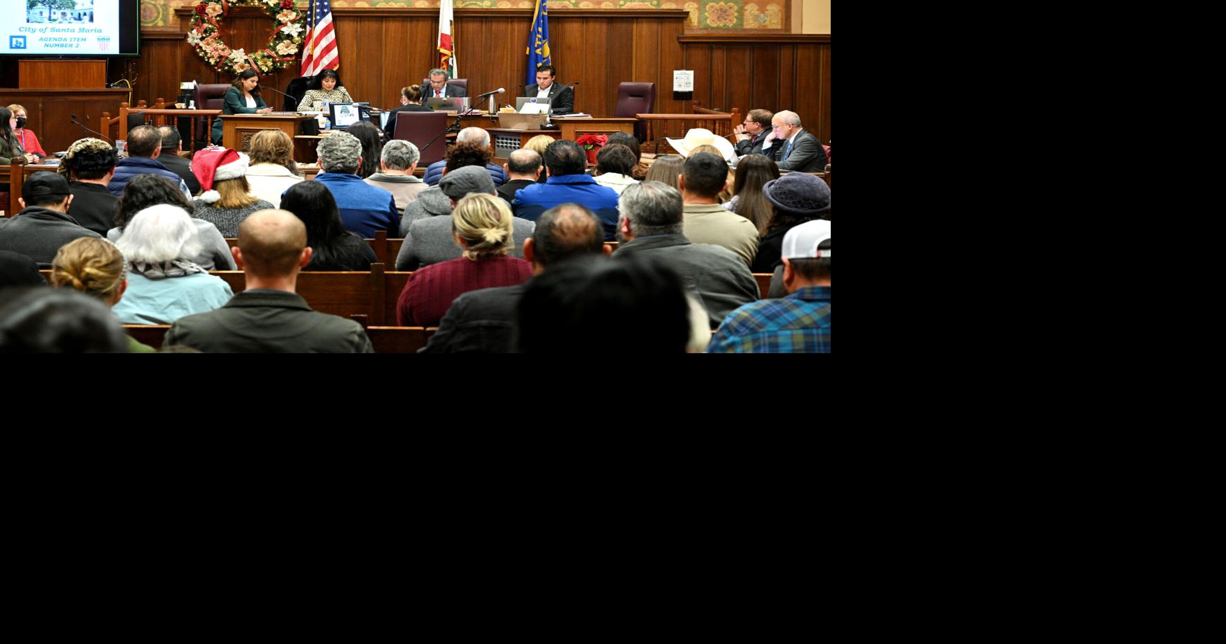 Santa Maria Council meeting draws crowds at oaths of office ceremony ...