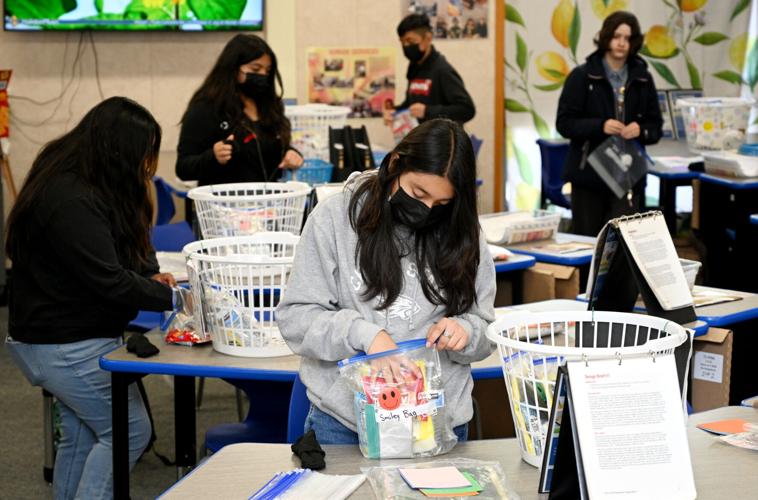 Arellanes Junior High students create supply packages for homeless as ...