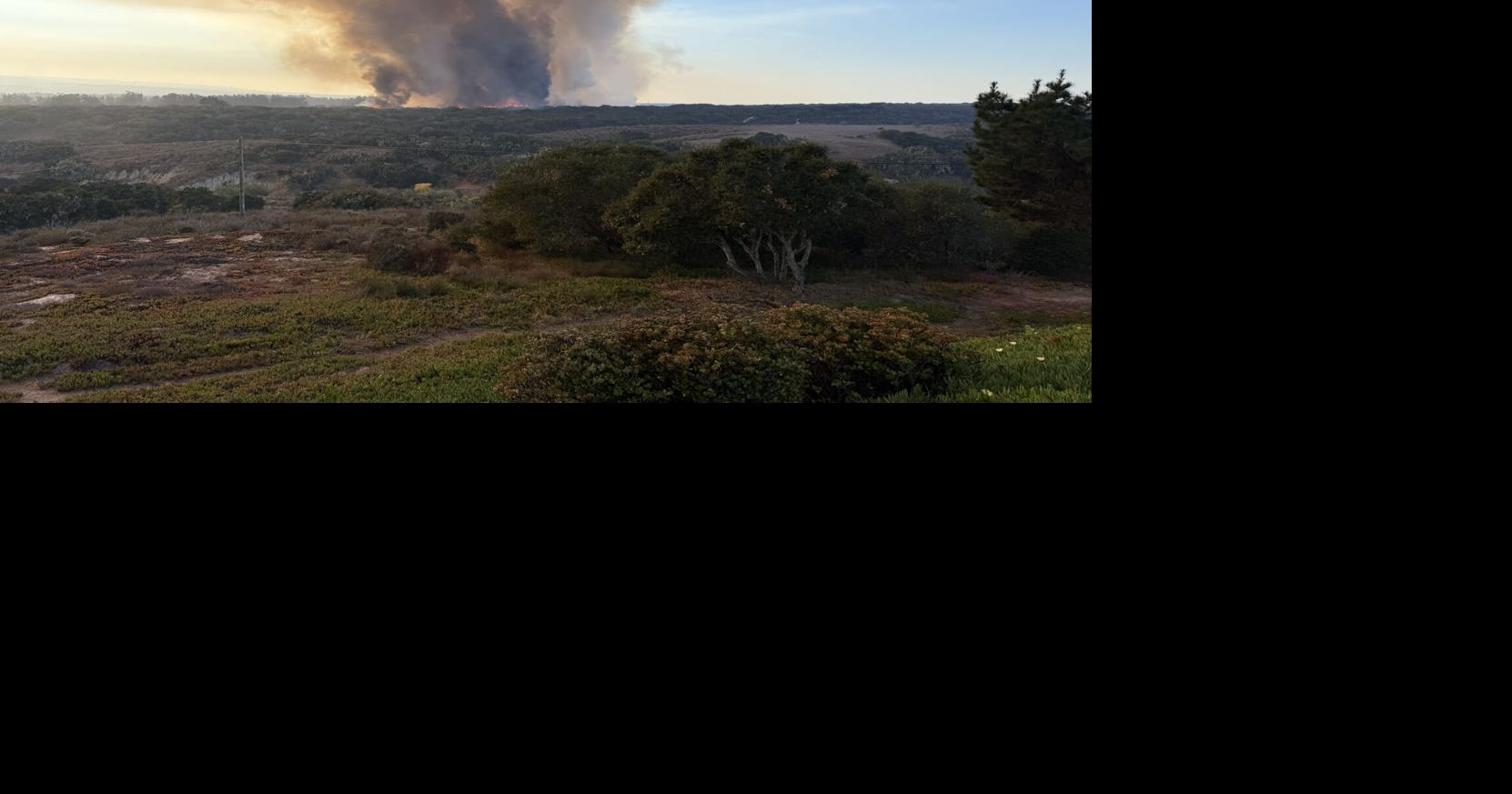 Santa Lucia fire chars 150 acres, 35% contained; Hancock's Lompoc ...