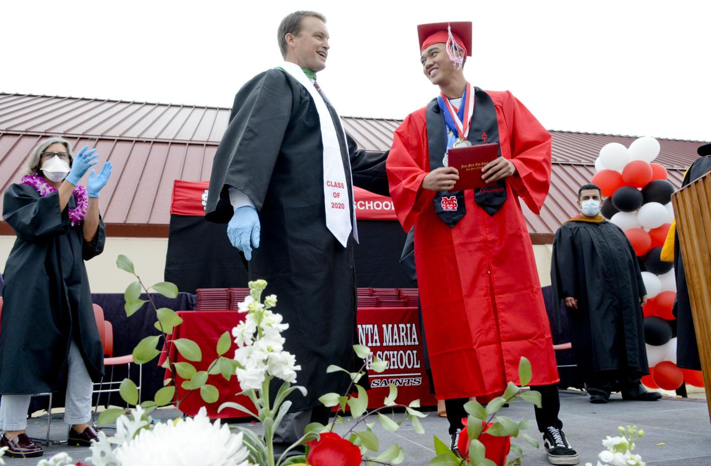 Santa Maria High principal calls Class of 2020 'heroes' during hybrid ...