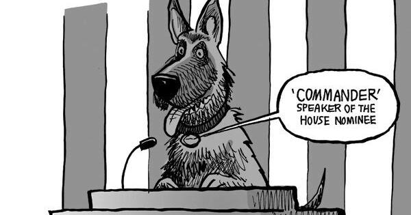 Editorial Cartoon: 'Commander' of the house | Editorial ...