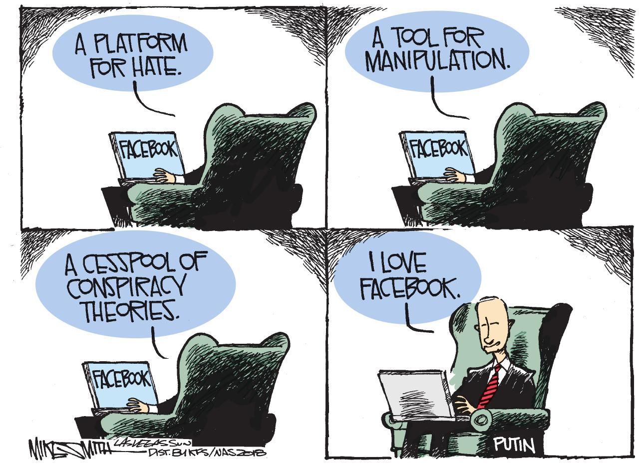Editorial cartoon: Facebook fan | Editorial | santamariatimes.com