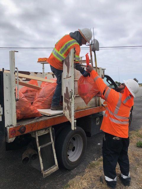 Caltrans District 5 crews clean up highways to rally public support ...