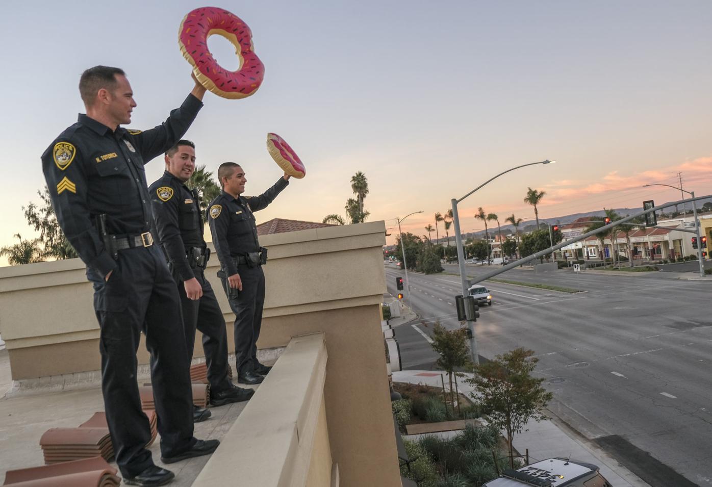 Santa Maria Police officers take part in 'Cop on a Rooftop' to support ...