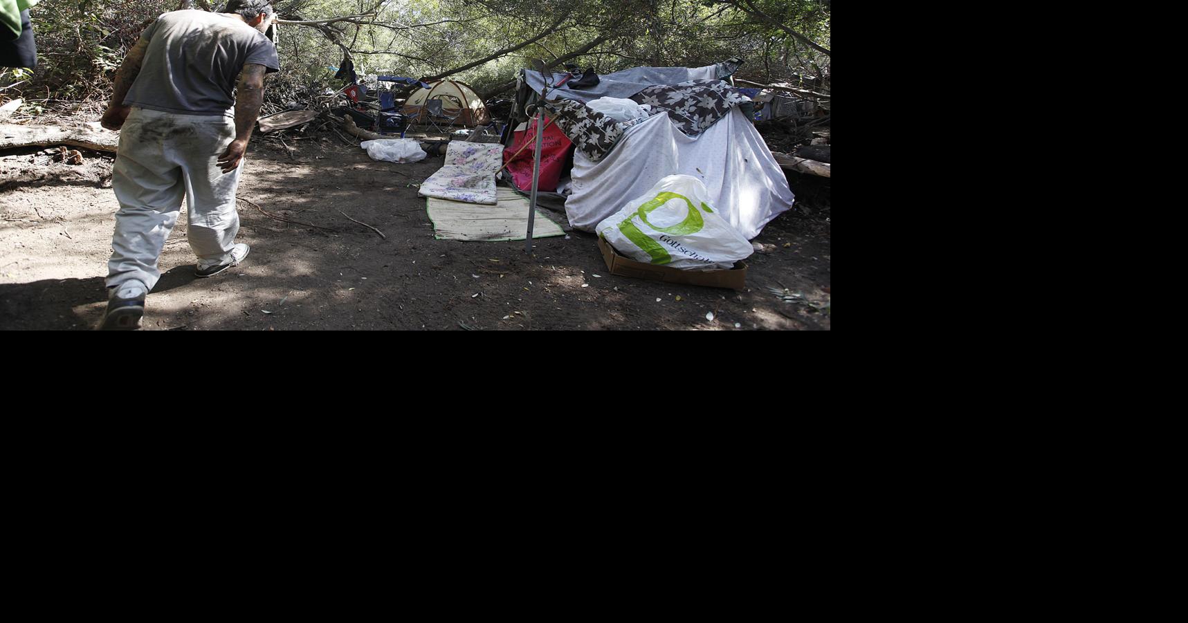 Homeless living near rails in Grover Beach getting evicted | Local News ...