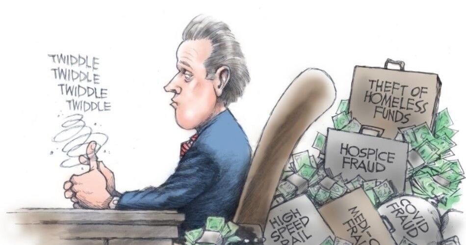 Editorial Cartoon: Newsom corruption | Opinion | santamariatimes.com